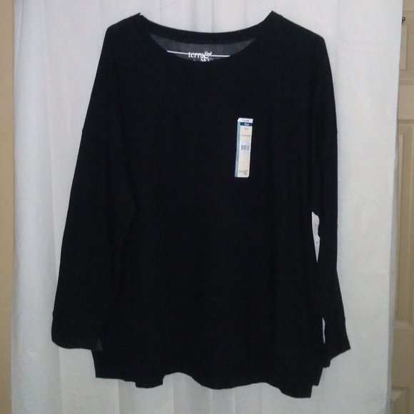 Terra & Sky | Tops | Terra Sky Womens 3x Plus Size French Terry ...
